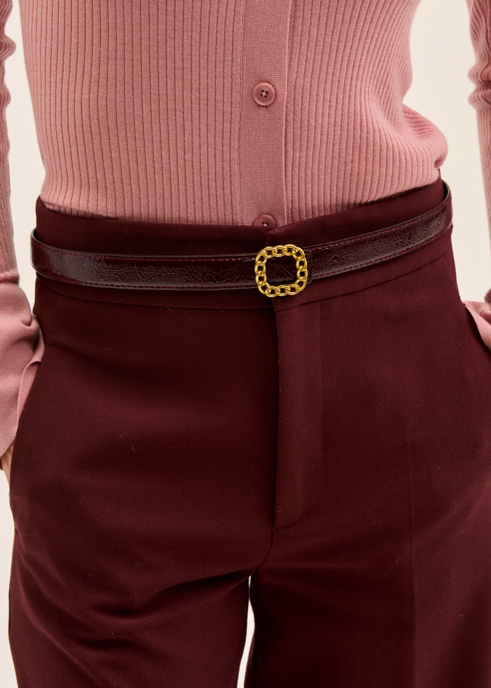 EMMA BELT BORDEAUX – Nalì