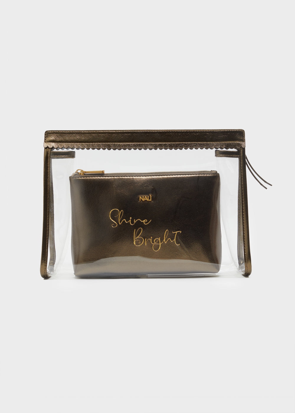 SHINE POUCH IN PVC METALLIC + COLORS – Nalì