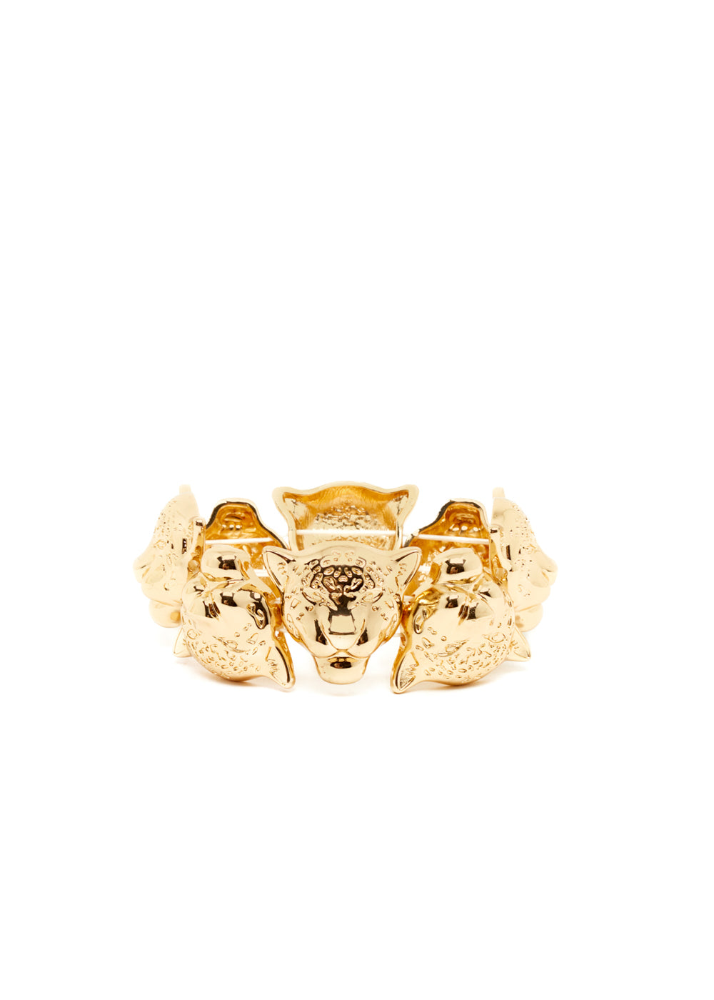 LIO ELASTIC BRACELET WITH GOLD LIONS – Nalì